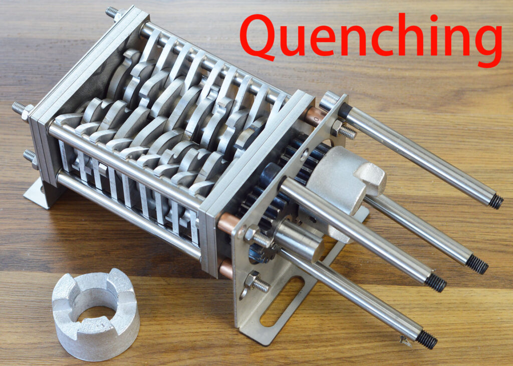 Stainless Mini Shredder with Bracket and coupling(hardening blade ...