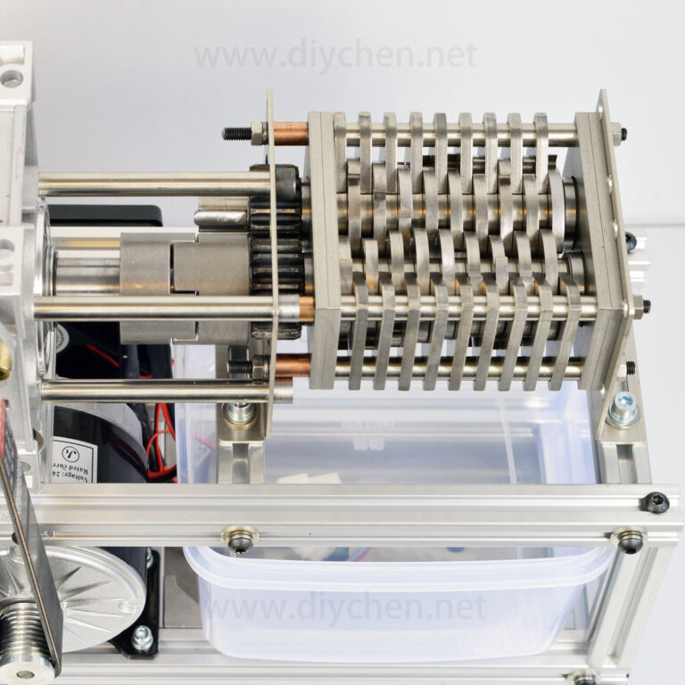 Mini shredder includes reducer, motor and automatic control module, DC ...