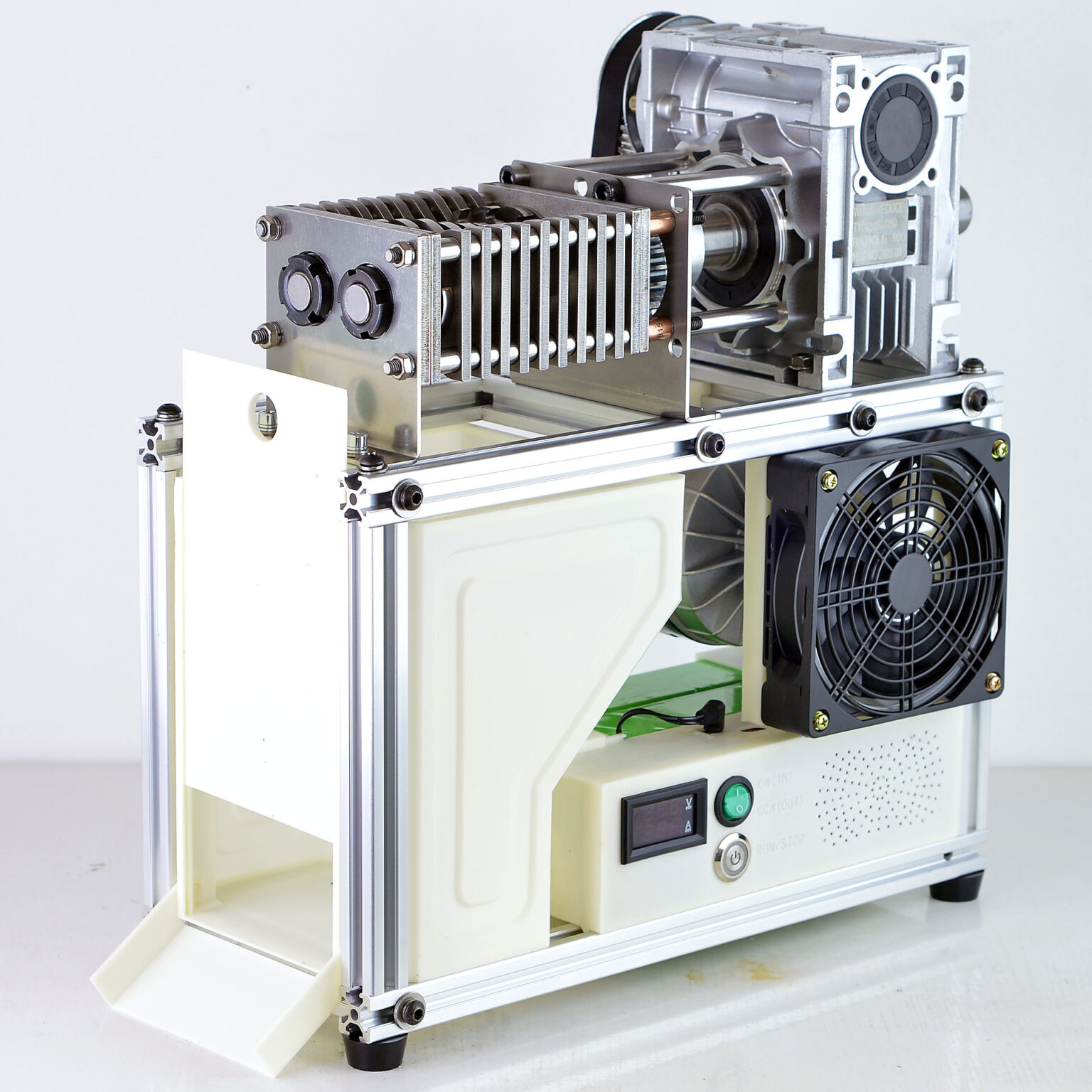 Mini shredder 2025Version includes reducer, motor and automatic control ...